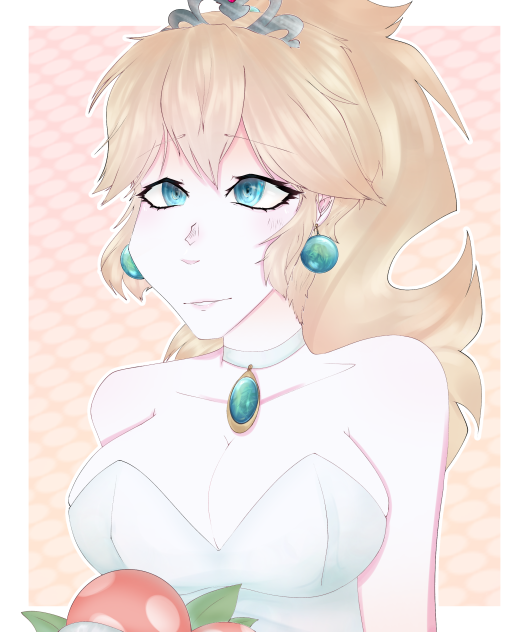Princess Peach by kunae0 on insta - ibisPaint