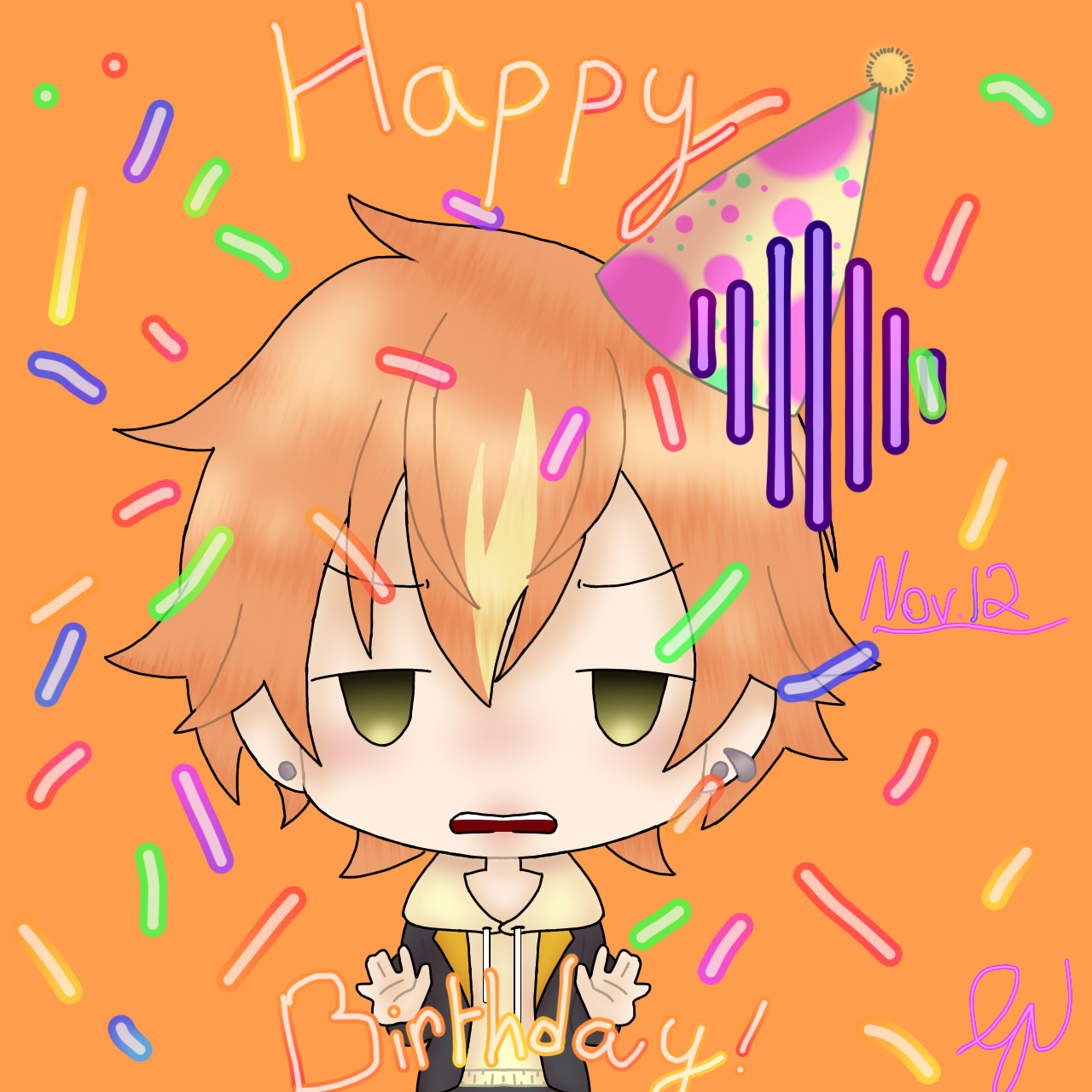 HAPPY BIRTHDAY AKITO - ibisPaint