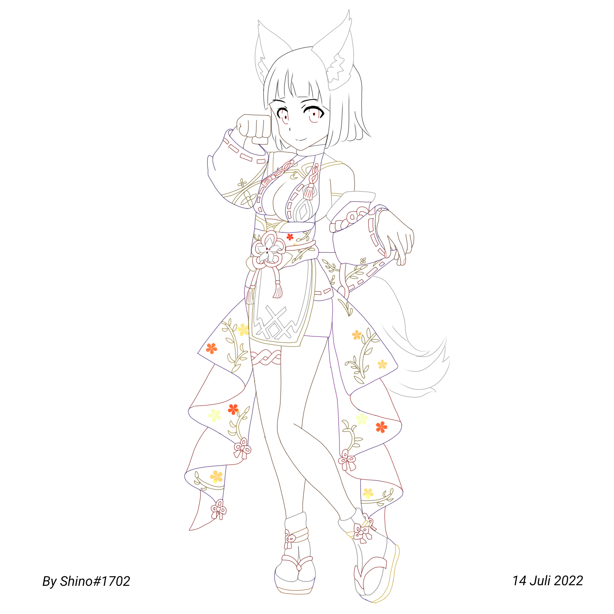 Suguha [Swift Fox] Line - ibisPaint