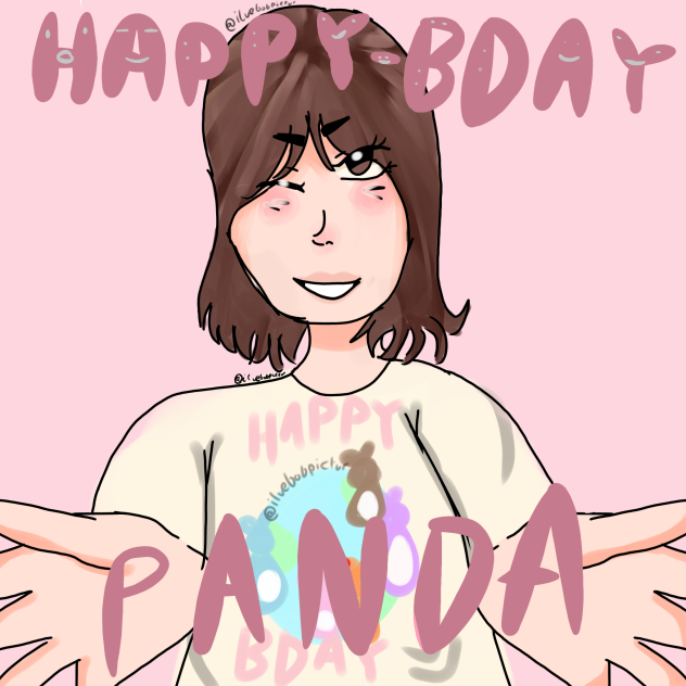 HAPPY BDAY PANDAA - ibisPaint