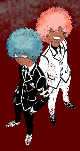 blasian smiley and angry - ibisPaint