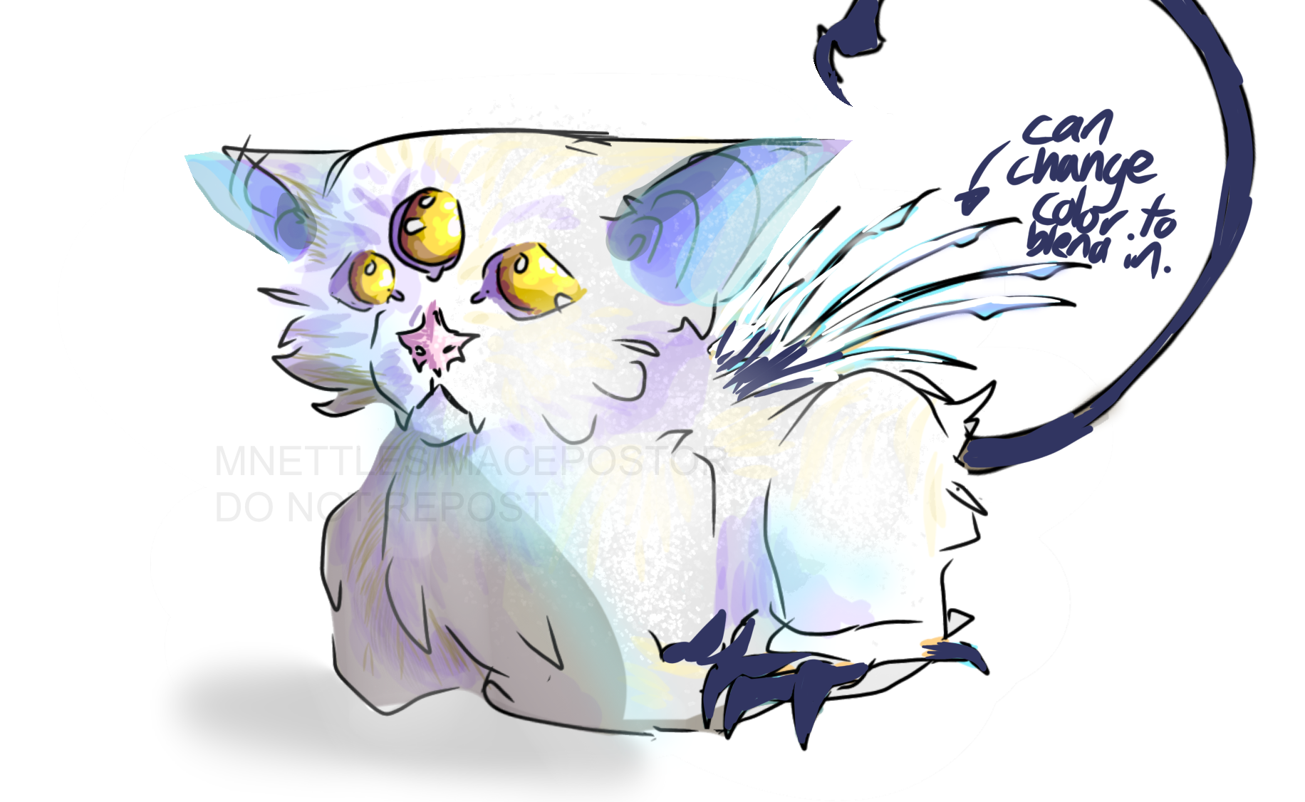 Alien cat 🐱 - ibisPaint