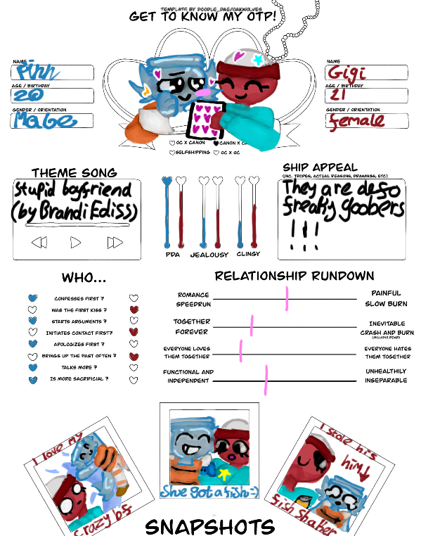 using a template (Gigi x finn) dw - ibisPaint