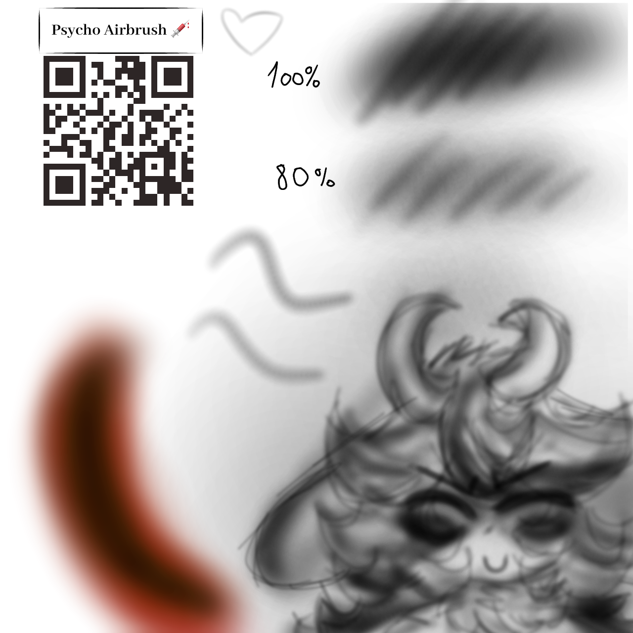 Psycho Airbrush pen - ibisPaint