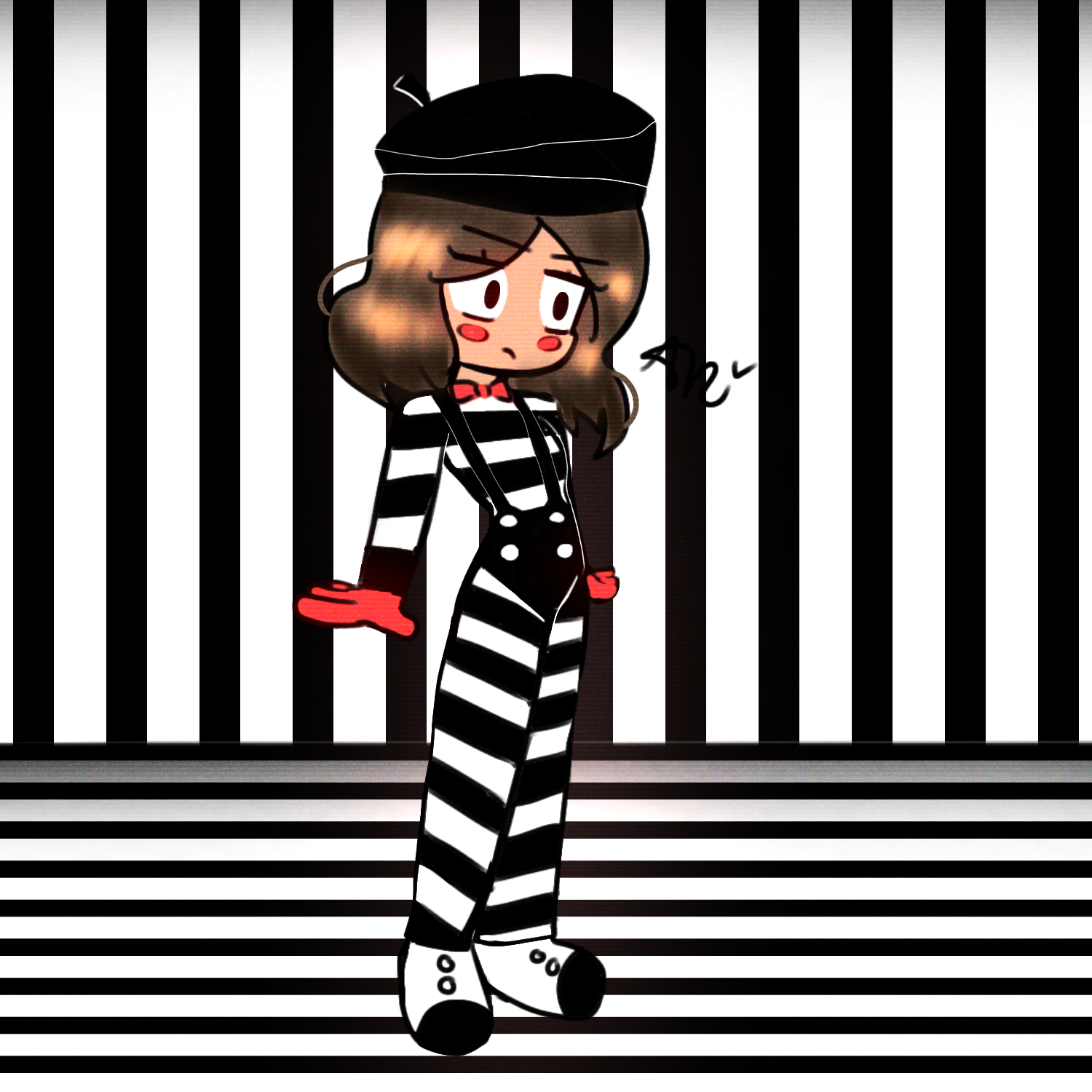 Quick mime sketch - ibisPaint