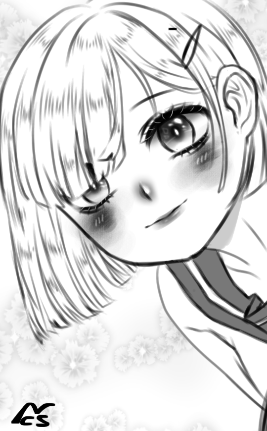 can i sit at the table with you - ibisPaint