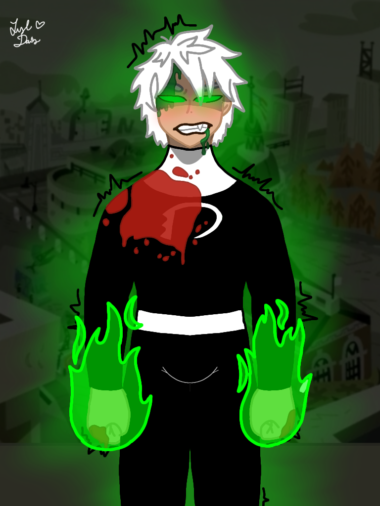 Danny phantom fanart...he mad lol - ibisPaint