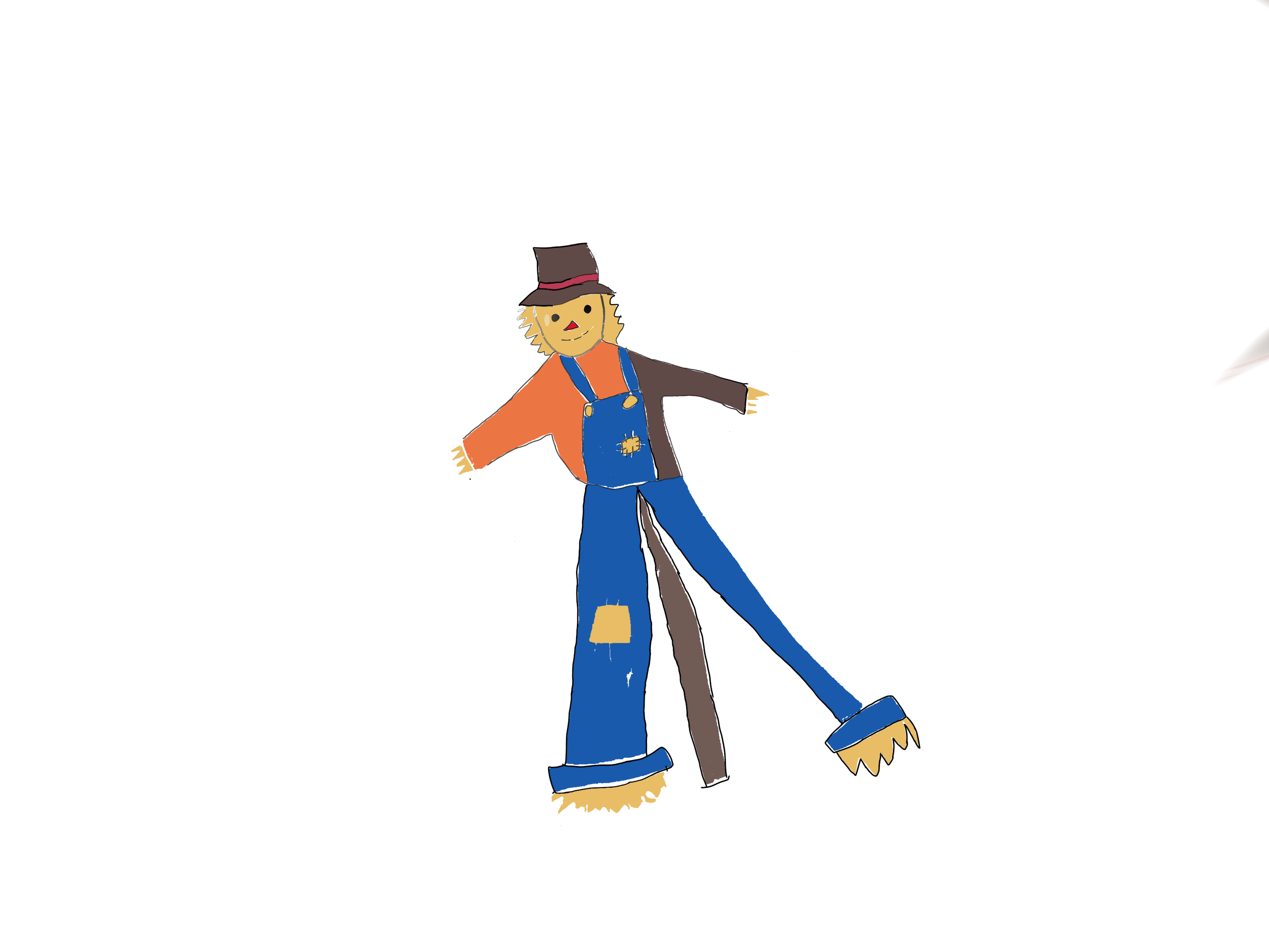 Easy ScareCrow - ibisPaint