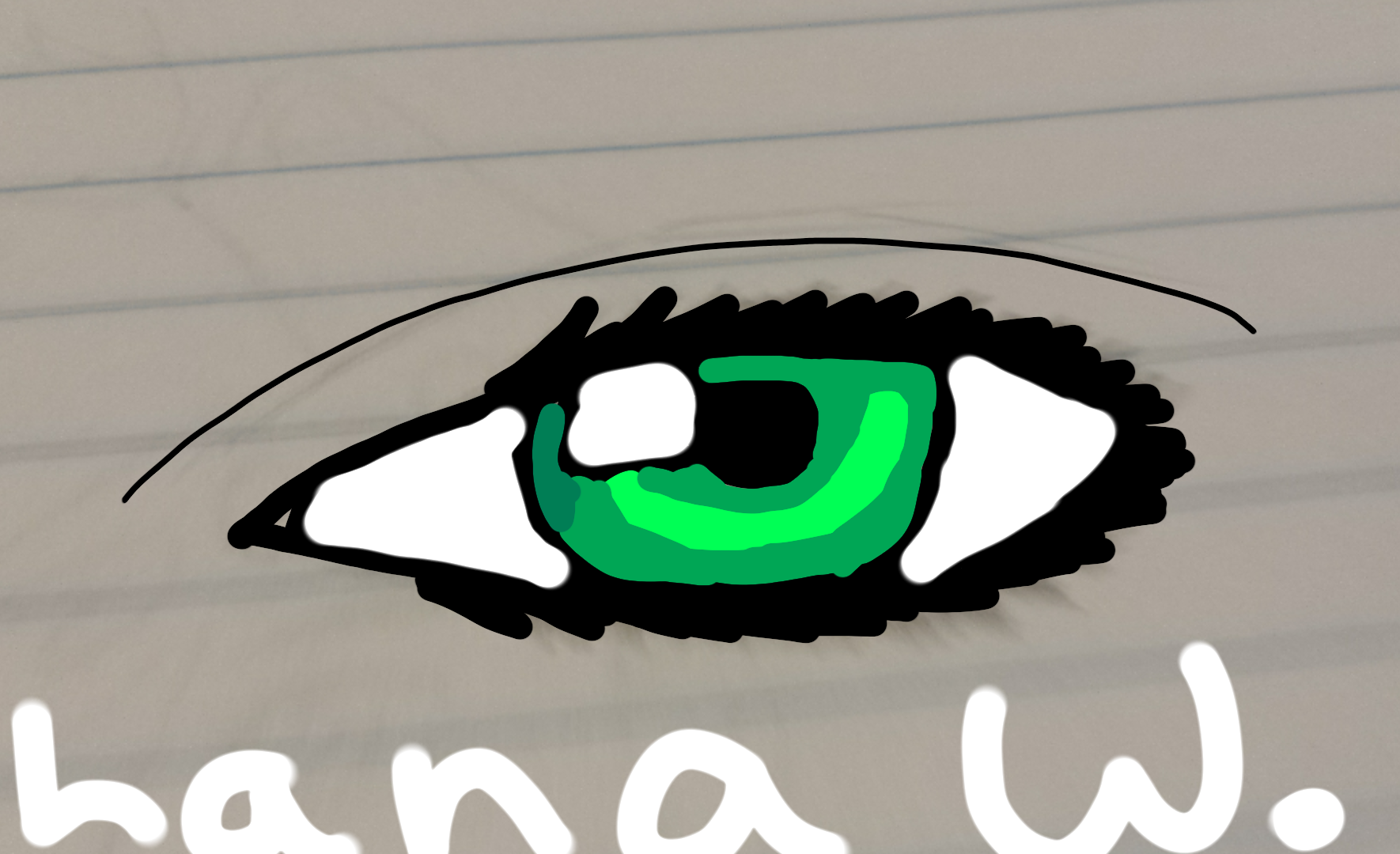 emerald eye - ibisPaint