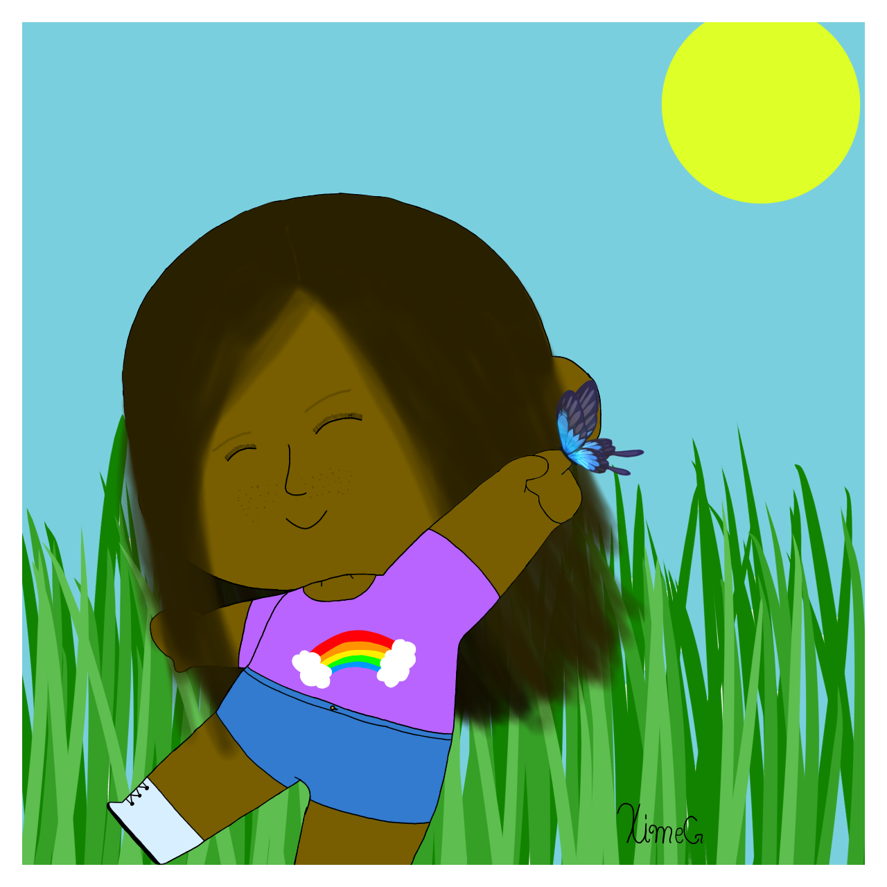 Playing kids - ibisPaint