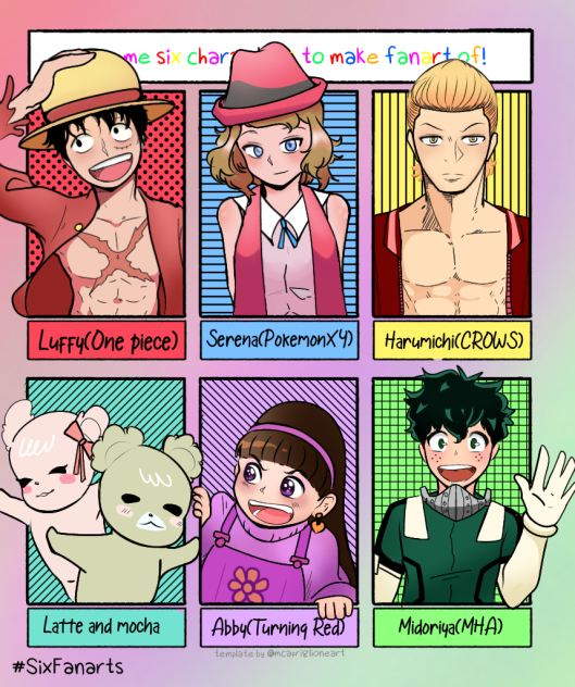 6 character challenge - ibisPaint