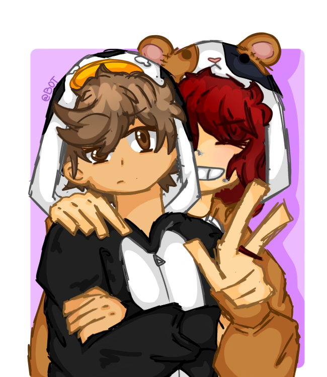 BOT & Penguin - ibisPaint