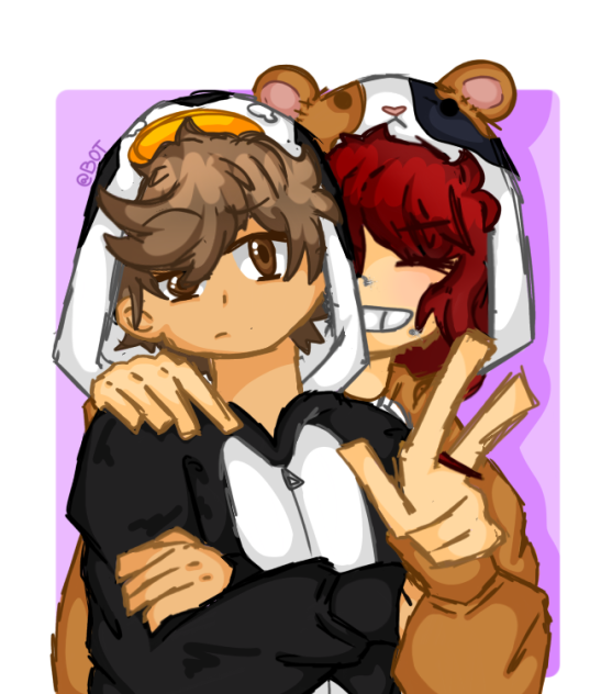 BOT & Penguin - ibisPaint