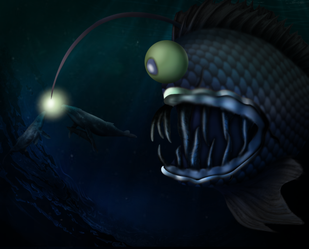 Fishy goes fishing - ibisPaint