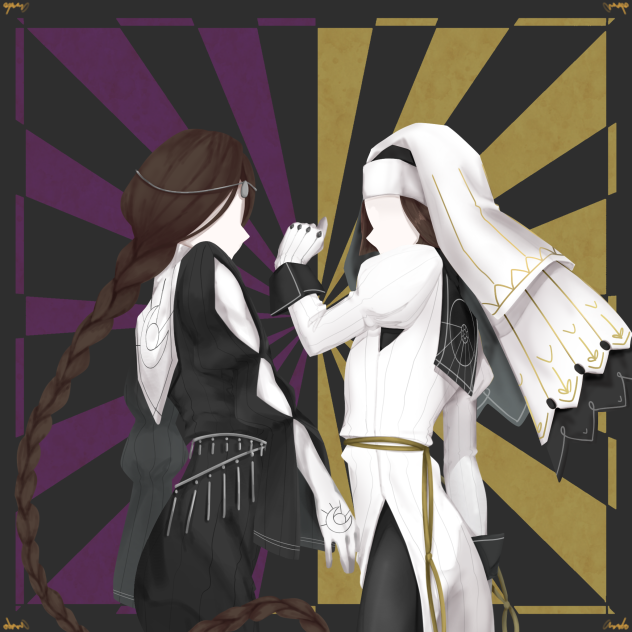 Sun and Moon Maiden - ibisPaint