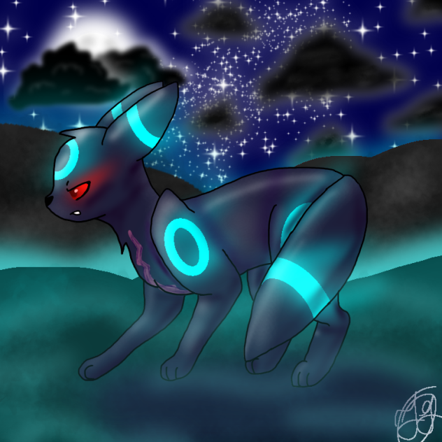 Ryder the Umbreon - ibisPaint