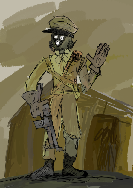 Commanding Mechanical Trooper - ibisPaint