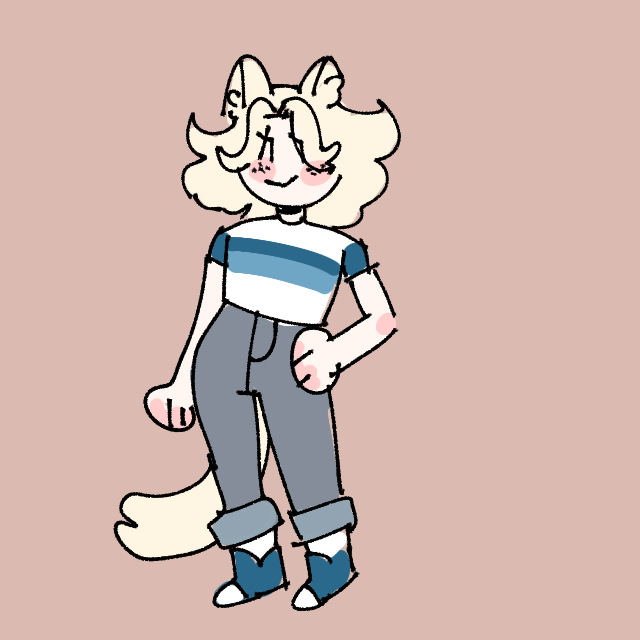 Waffles Tail Twitch - ibisPaint