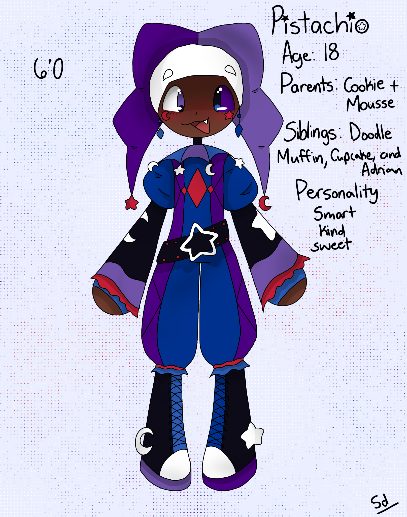 PISTACHIO CHARACTER SHEET - ibisPaint