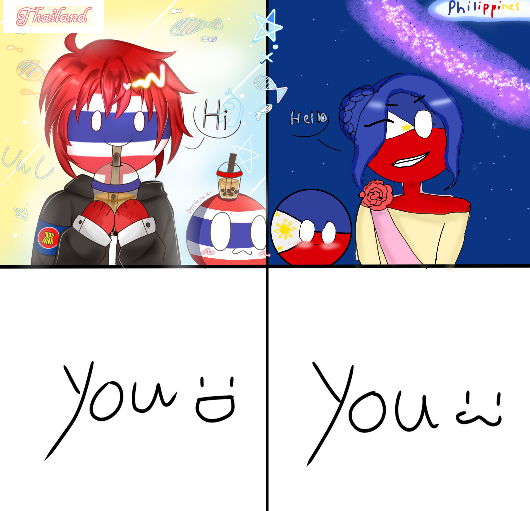 Country Human Collab - ibisPaint