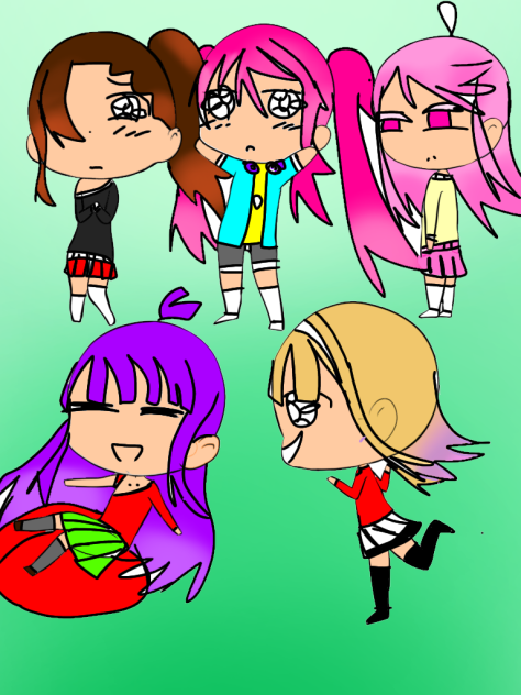les 5 bff - ibisPaint