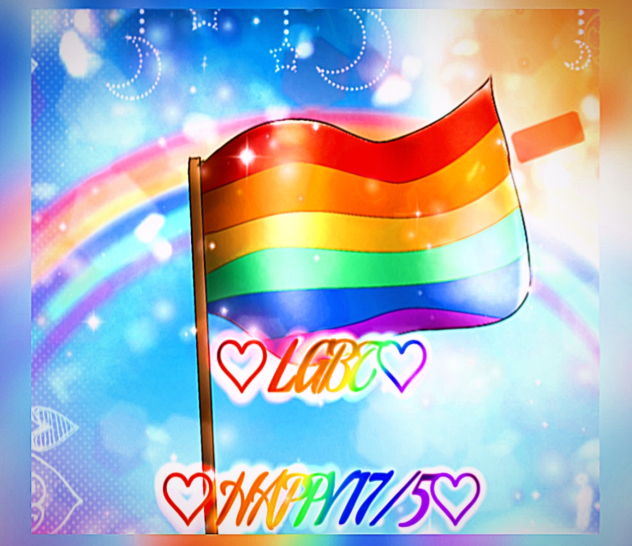 chúc mừng ngày 17 tháng 5 LGBT - ibisPaint
