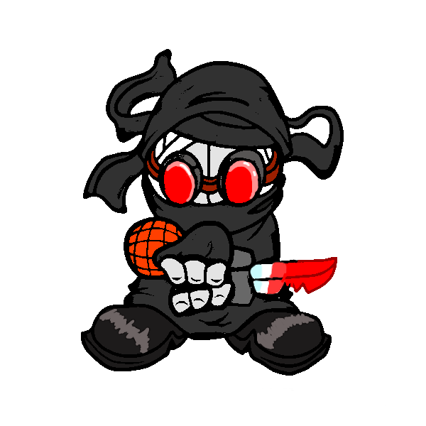 hank is a ninja - ibisPaint