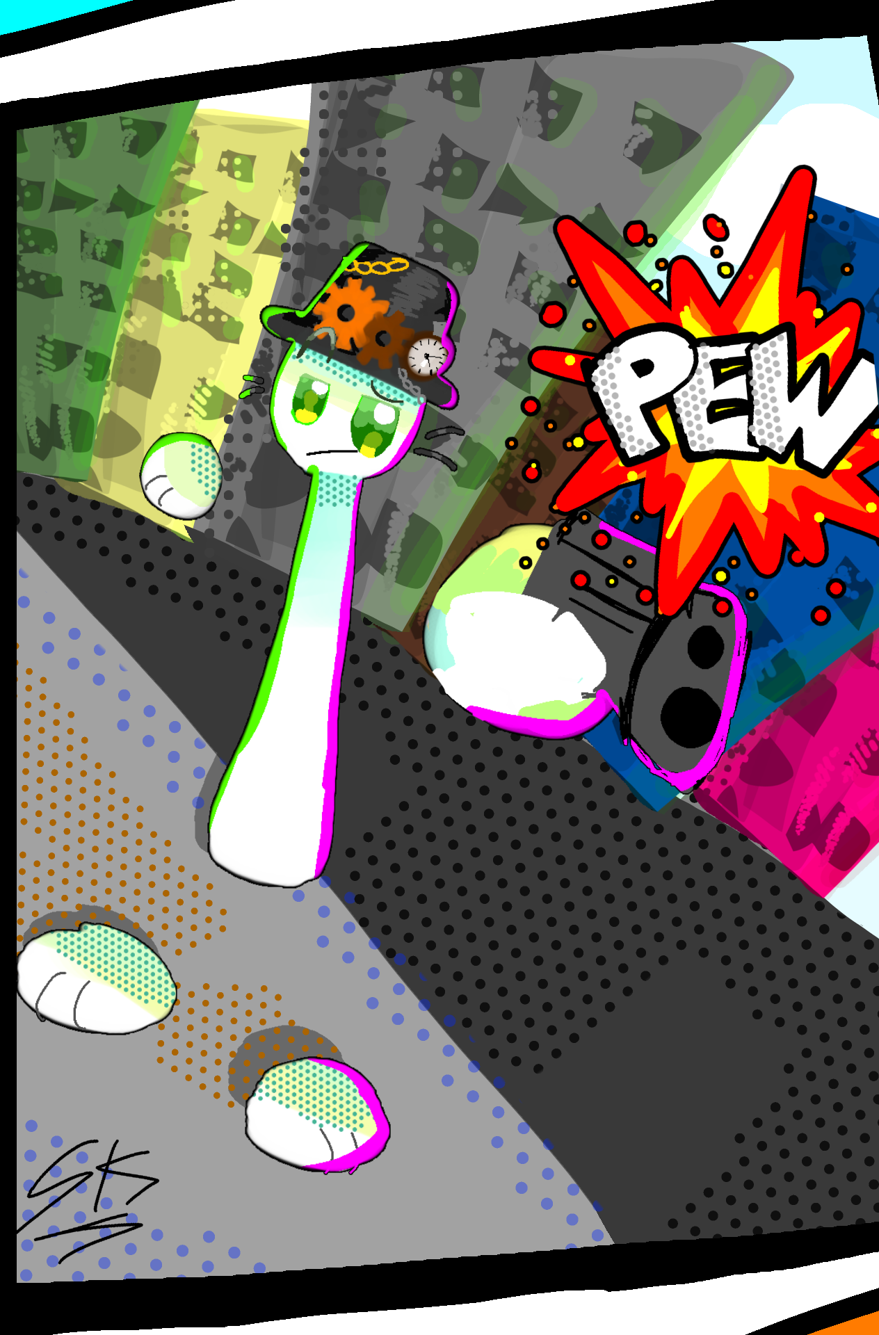 I 🩷GUNS - ibisPaint