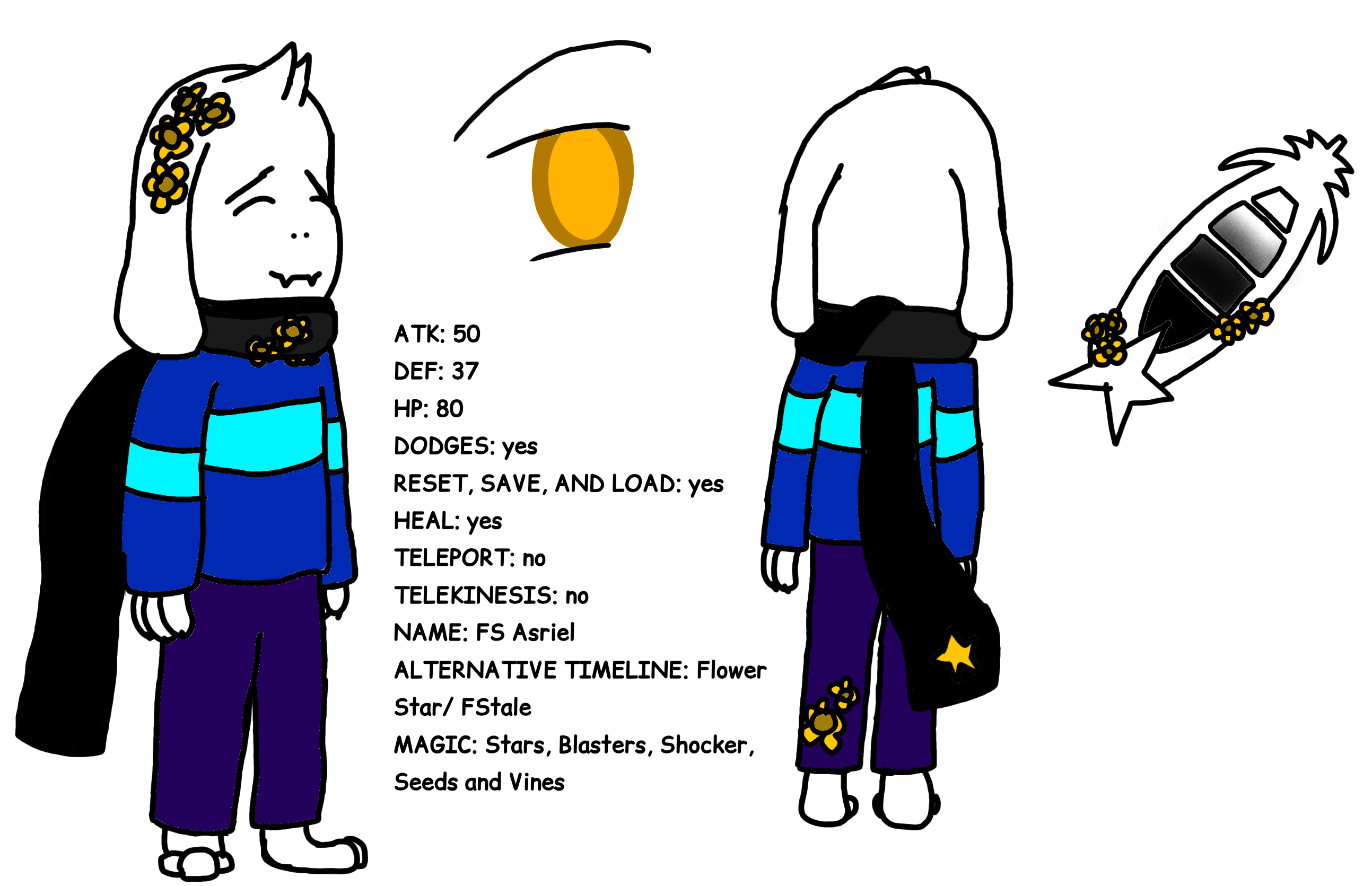 FS Asriel New AU - ibisPaint