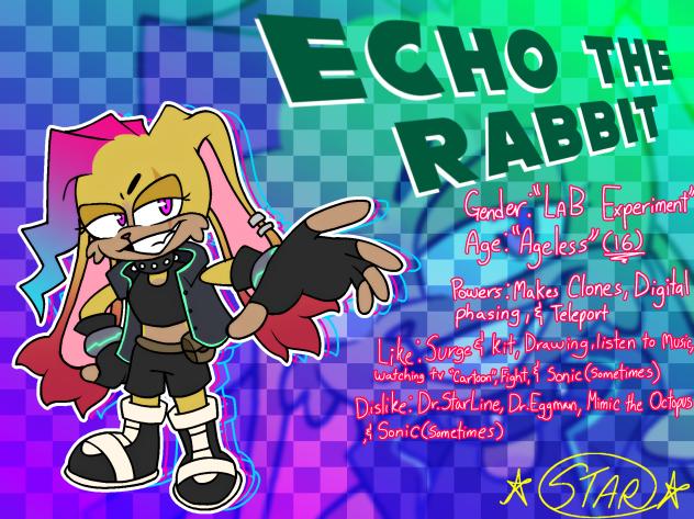 Sonic Villain Oc “Echo the Rabbit” - ibisPaint