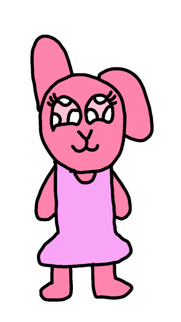 Pink bunny - ibisPaint