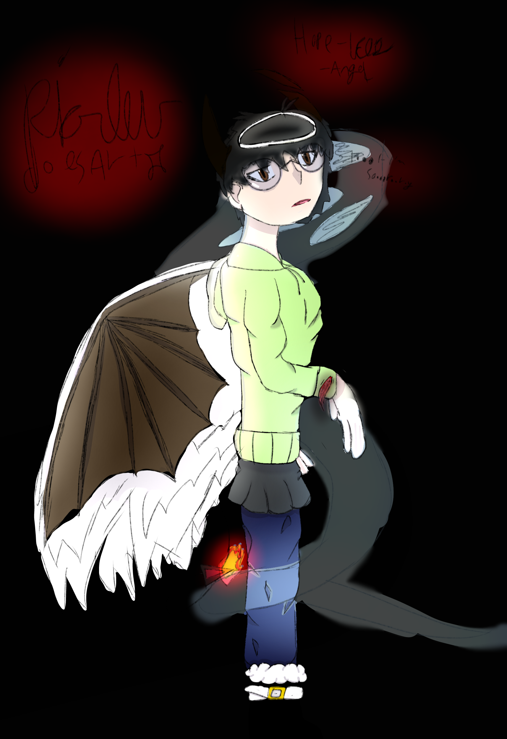 A haunted shadow - ibisPaint