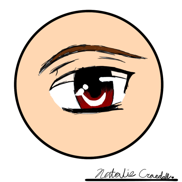 lustfull red eye - ibisPaint