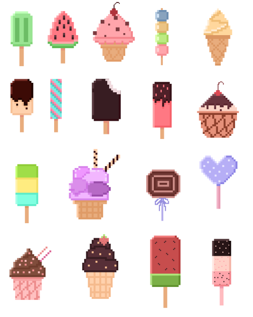 PXL SWEETS STICKERS - ibisPaint