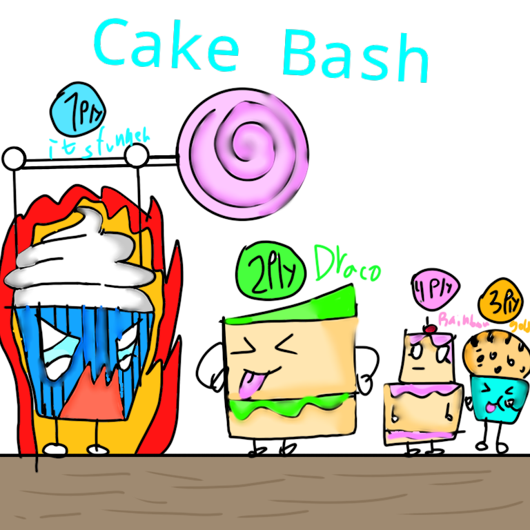 Itsfunneh and krew cake bash - ibisPaint