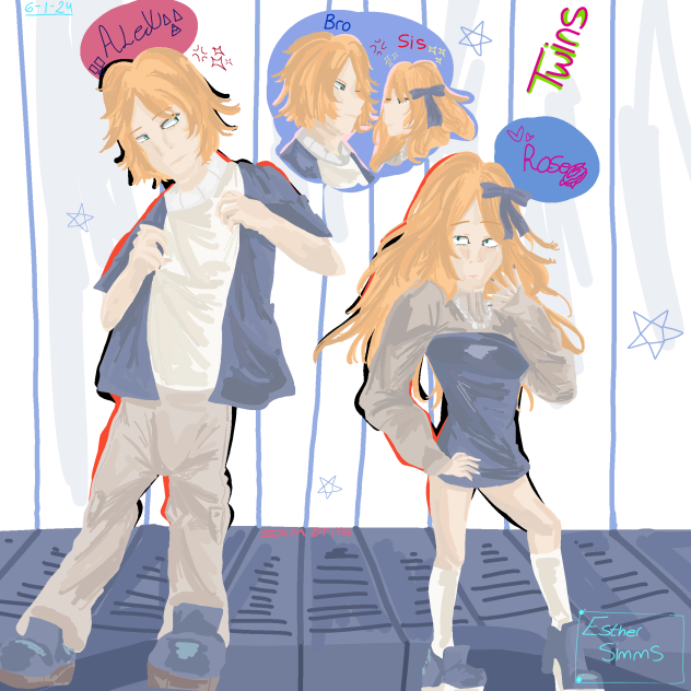 Alex and Rose (Sam DTIYS) - ibisPaint