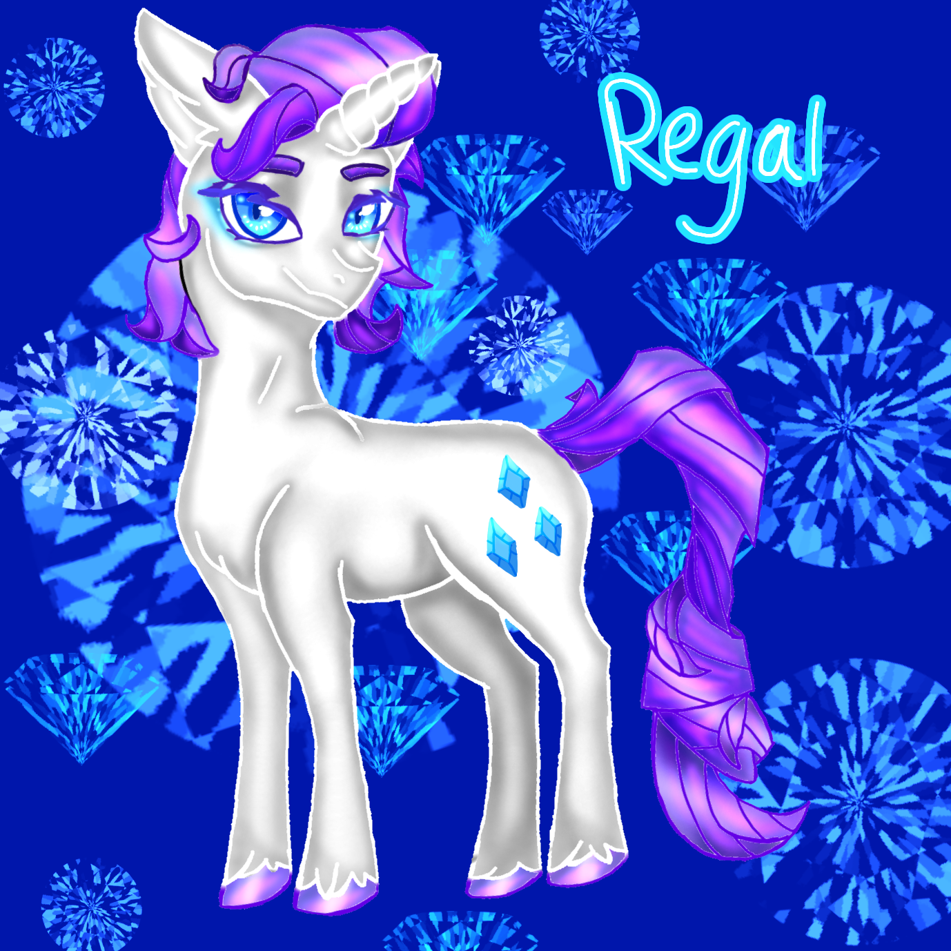 Regal the unicorn - ibisPaint