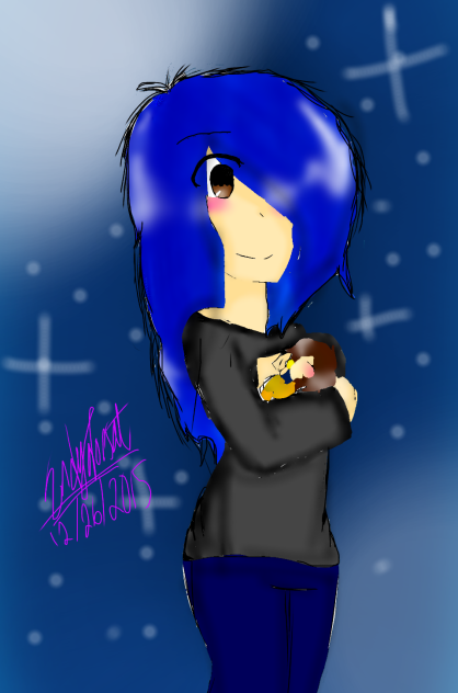 Alesa and little Mason - ibisPaint