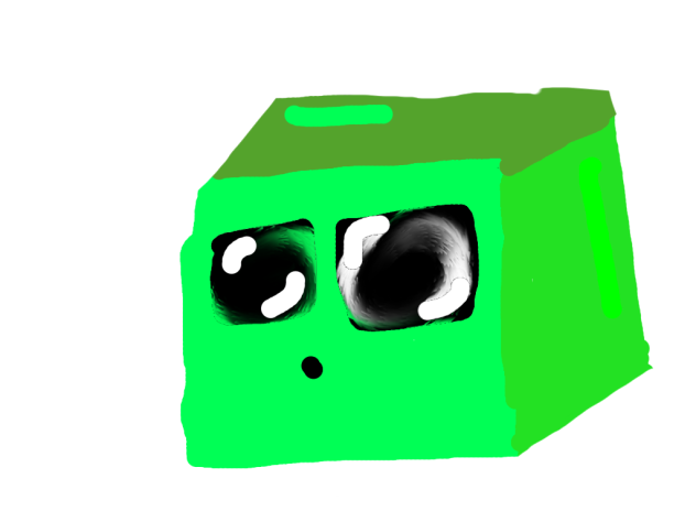 minecraft slime - ibisPaint