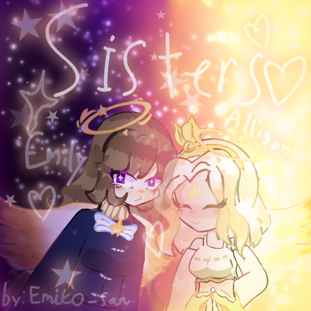 Me and my little sister Allison ùwú - ibisPaint