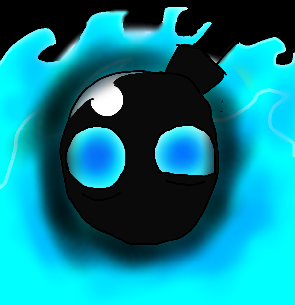 Blue Flames - ibisPaint