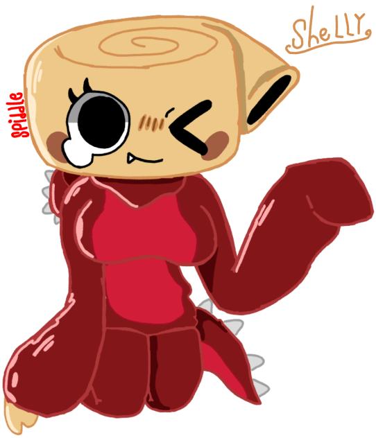 2nd form shelly, Dino snore🐚 - ibisPaint