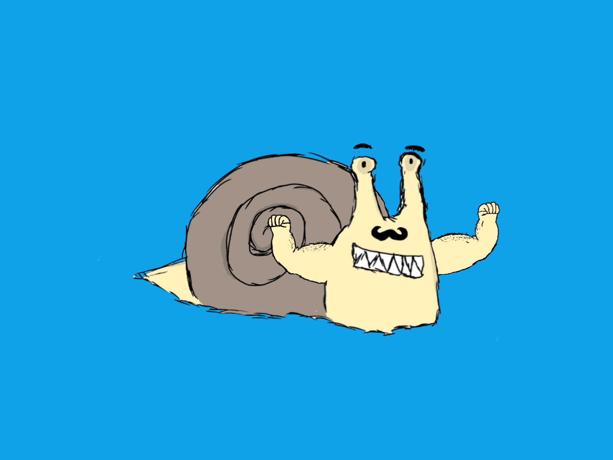 Strong Snail - ibisPaint