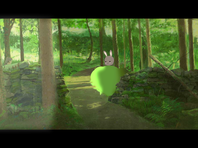 Bunny in the forest - ibisPaint