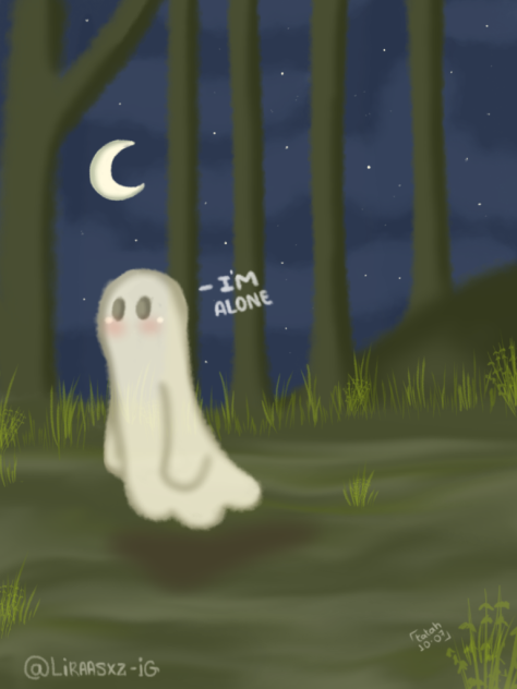 Lonely ghost - ibisPaint