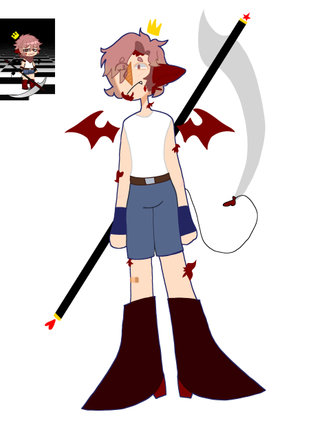 Deltarune oc character reference - ibisPaint