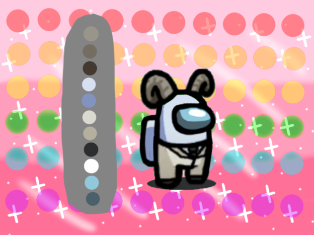 An edit I made of my among us character - ibisPaint