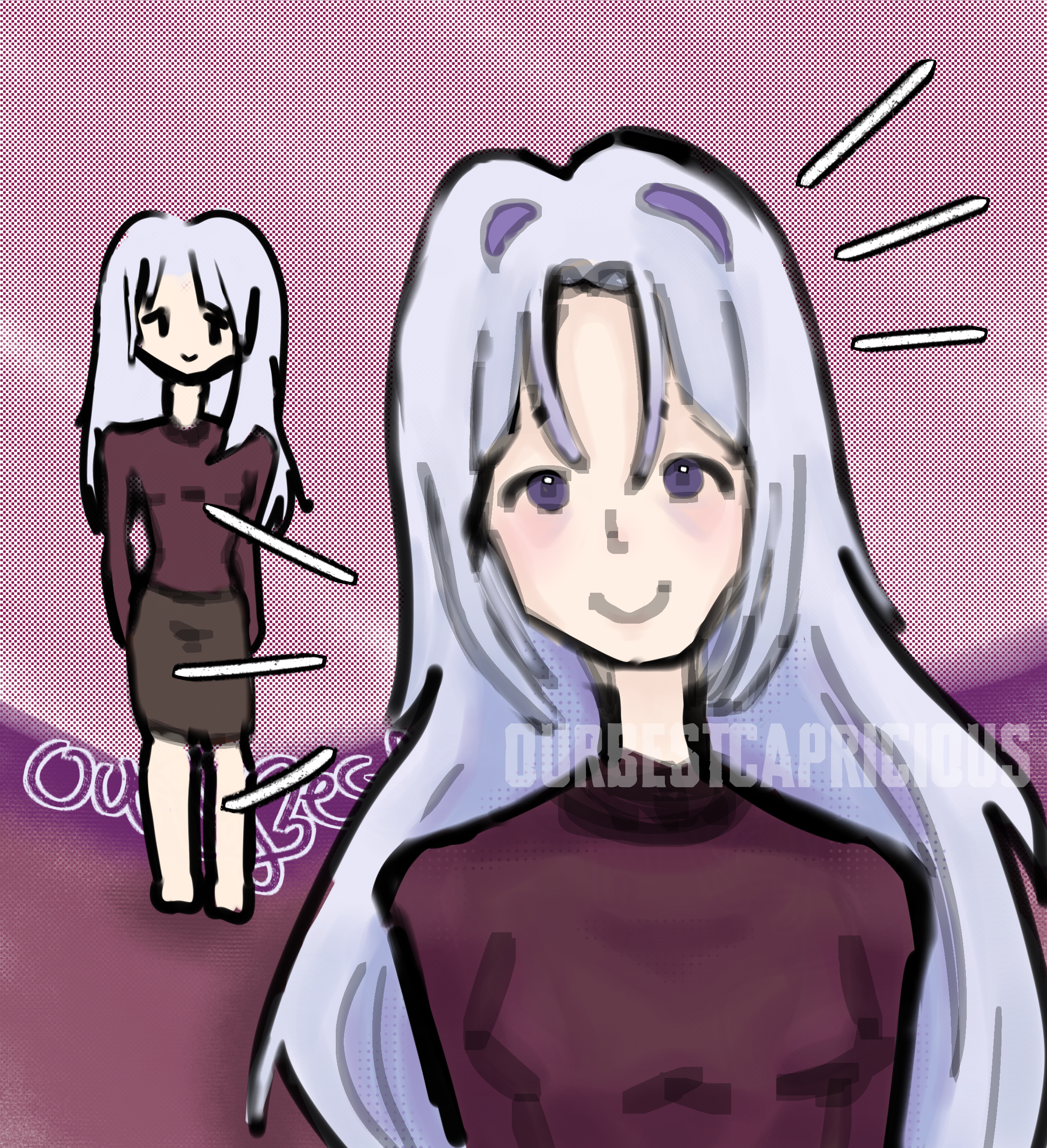 cute girl idk - ibisPaint