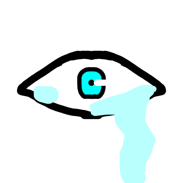 the crying eye - ibisPaint