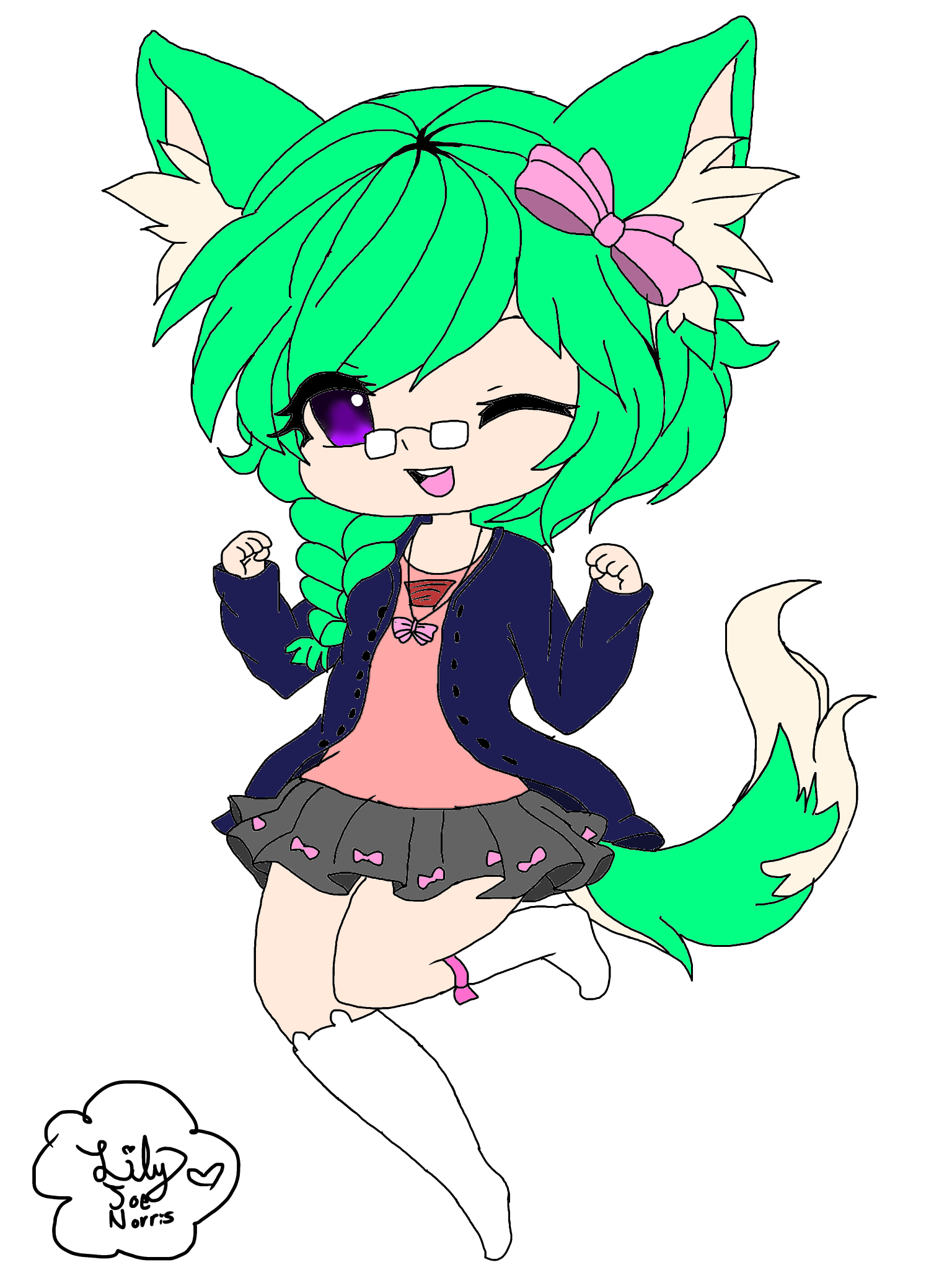 Chibi wolf girl - ibisPaint